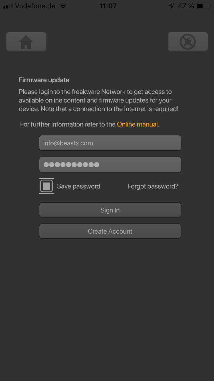 Firmware update - BEASTX Wiki